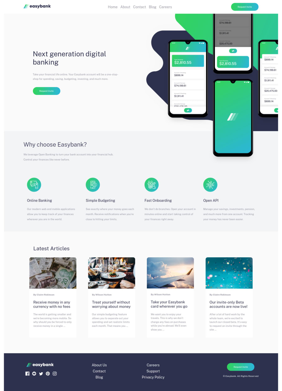 Frontend Mentor Mobile First Solution With Flex Box Coding Challenge