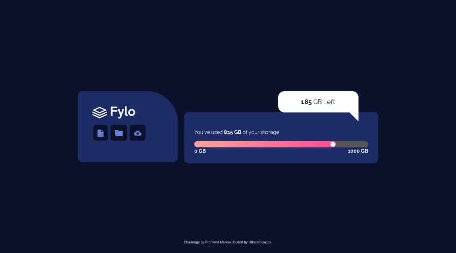 Frontend Mentor Fylo Data Storage Component Using Html 5 Css 3 And