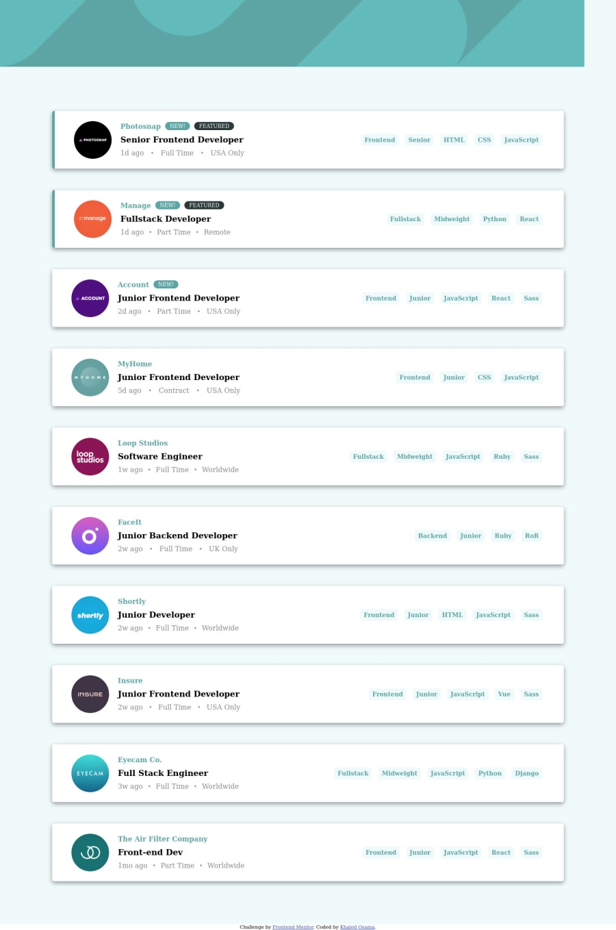 Frontend Mentor Css Preprocessor Sass And Flexbox Coding Challenge