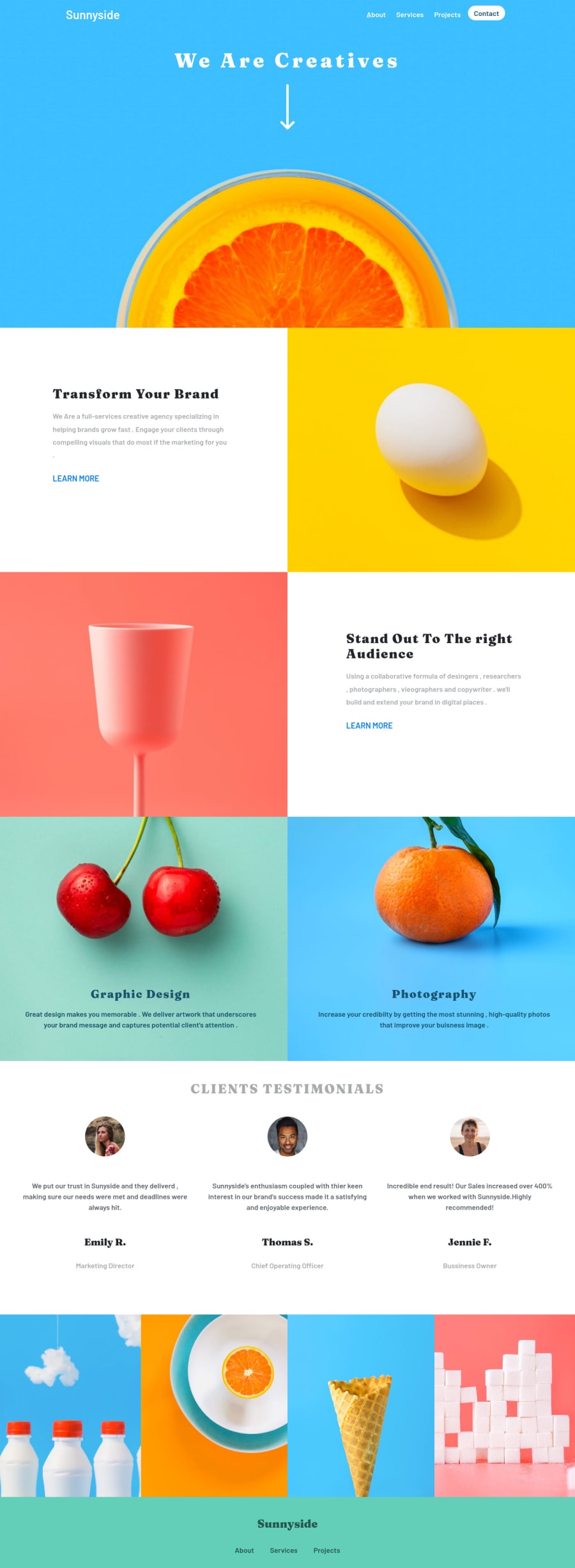 Frontend Mentor React Js Site Using Css Modules And Axios For Images