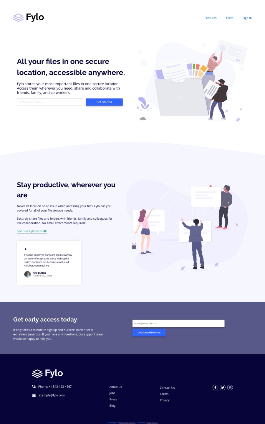 Frontend Mentor Fully Responsive Using Sass Html And A