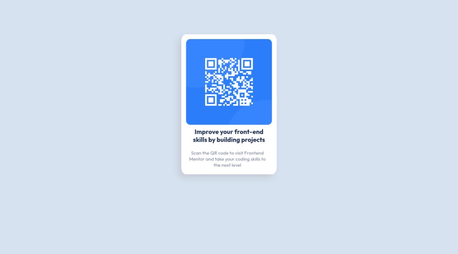 Frontend Mentor Qr Code Component Using Html And Css Coding Challenge