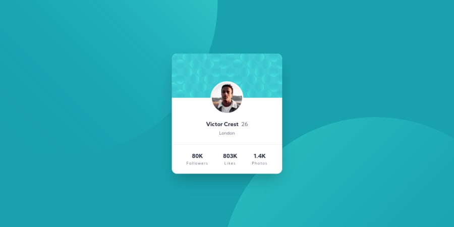 Frontend Mentor | Profile Card Component with Tailwind CSS coding ...