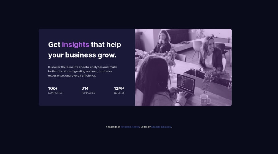 Frontend Mentor Stats Preview Card Component Main Using Html And Css