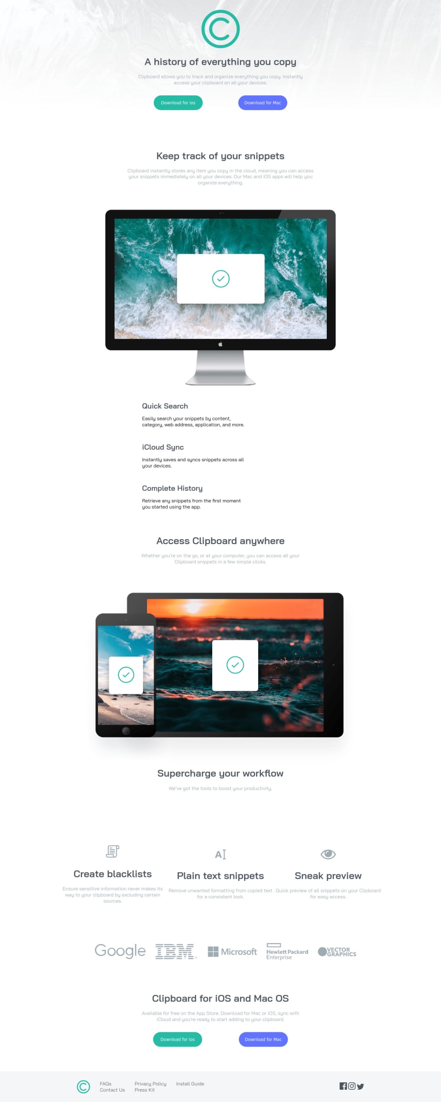 Frontend Mentor Clipboard Landing Page Css Grid Flexbox Coding