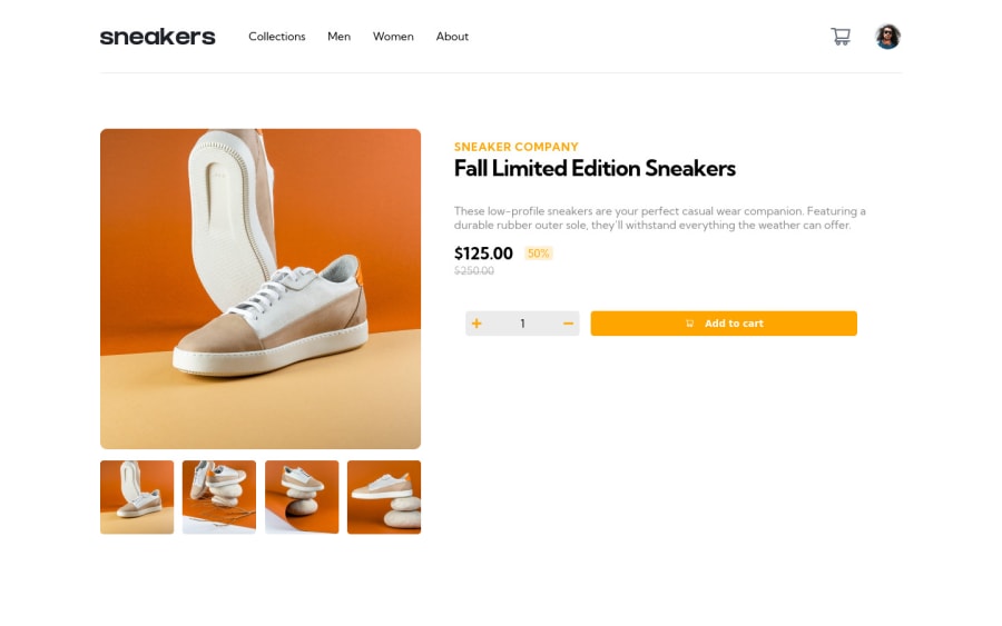 Frontend Mentor E Commerce Product Page Challenge Hub Build Using