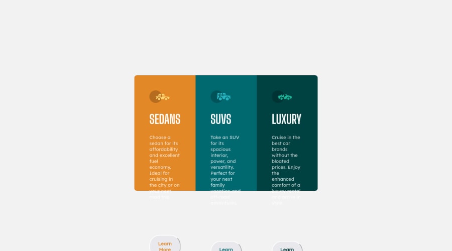 Frontend Mentor 3 Column Preview Card Component Using Html And Css