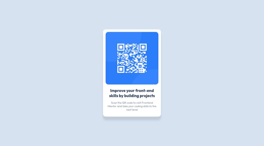 Frontend Mentor Qr Component Using Html And Css Challenge Solution