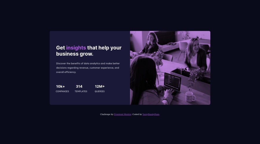 Frontend Mentor Mobile First Solution Using Css And Flexbox Coding