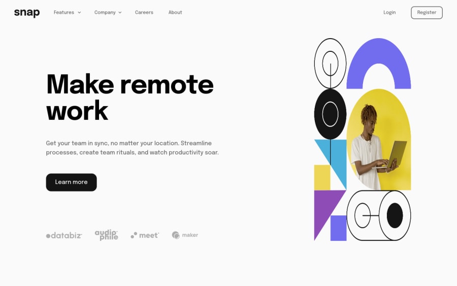 Frontend Mentor Intro Section With Dropdown Navigation With Htmlcssjs Coding Challenge Solution