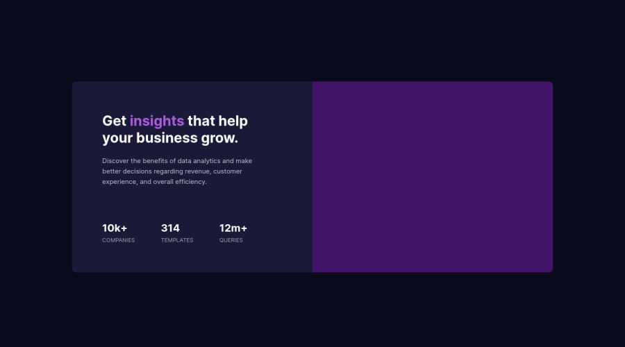 Frontend Mentor Simple Html And Css Site Using Css Grid
