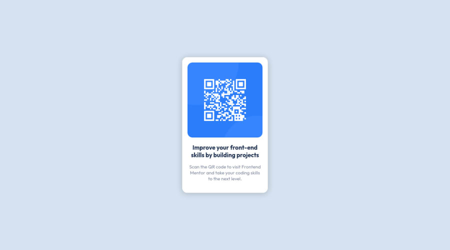 Frontend Mentor Qr Code Component Using Css Grid And Flex Coding