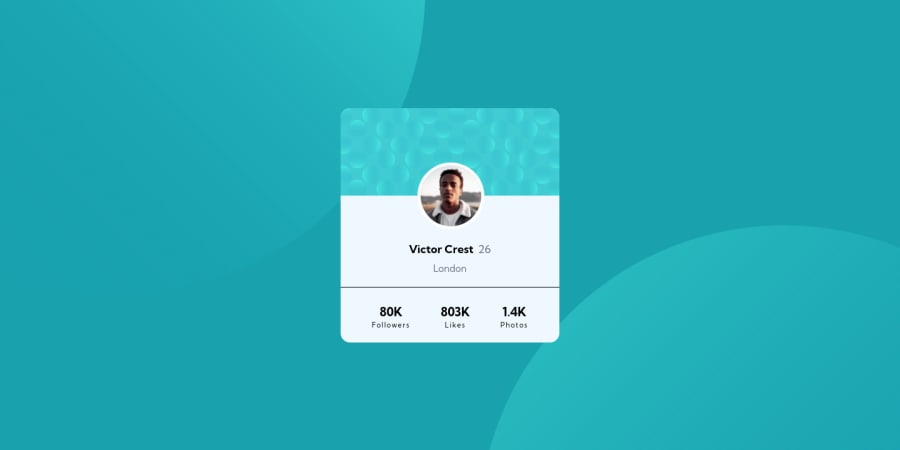 Frontend Mentor Profile Card Component Using Html And Css Coding