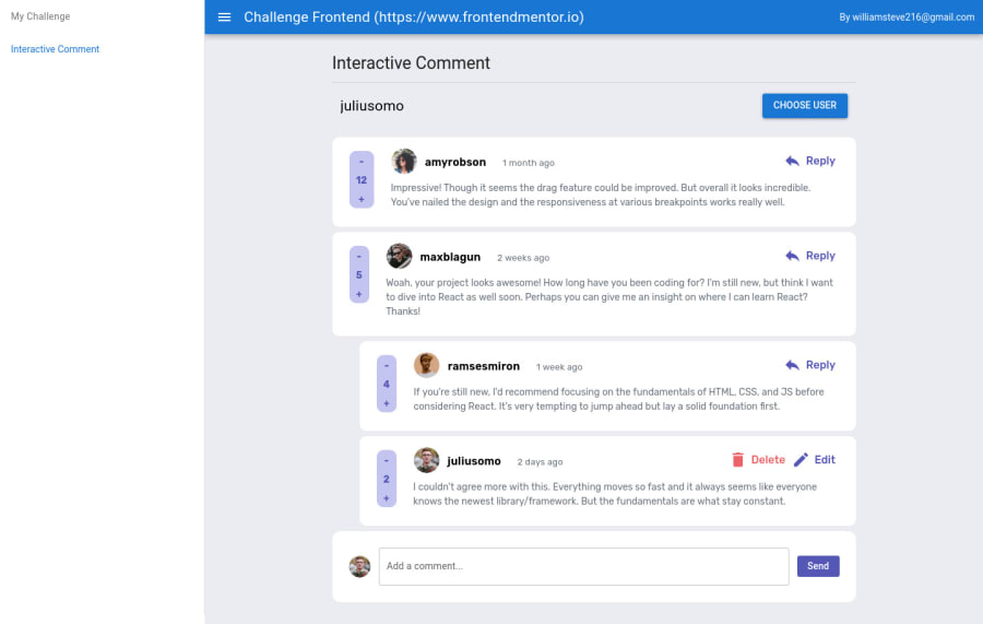 Frontend Mentor Quasar Framework Vuejs Coding Challenge Solution