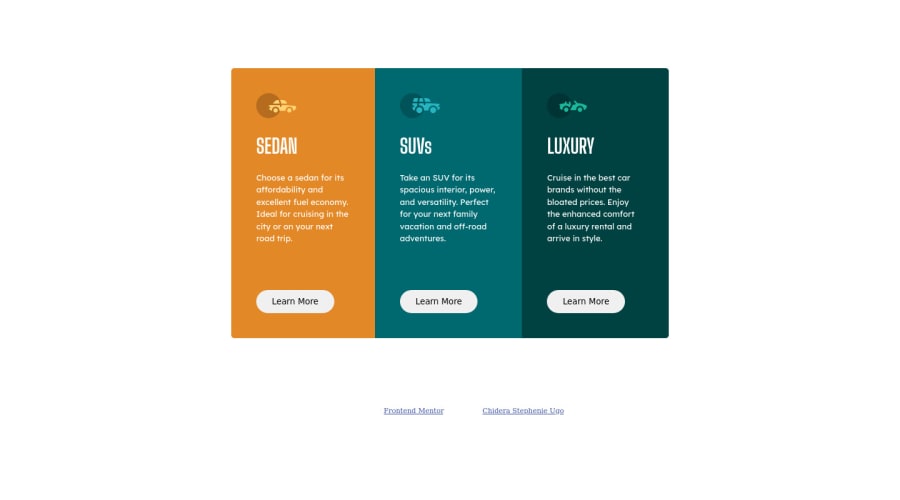 Frontend Mentor 3 Column Card Preview Using Css Flexbox Coding
