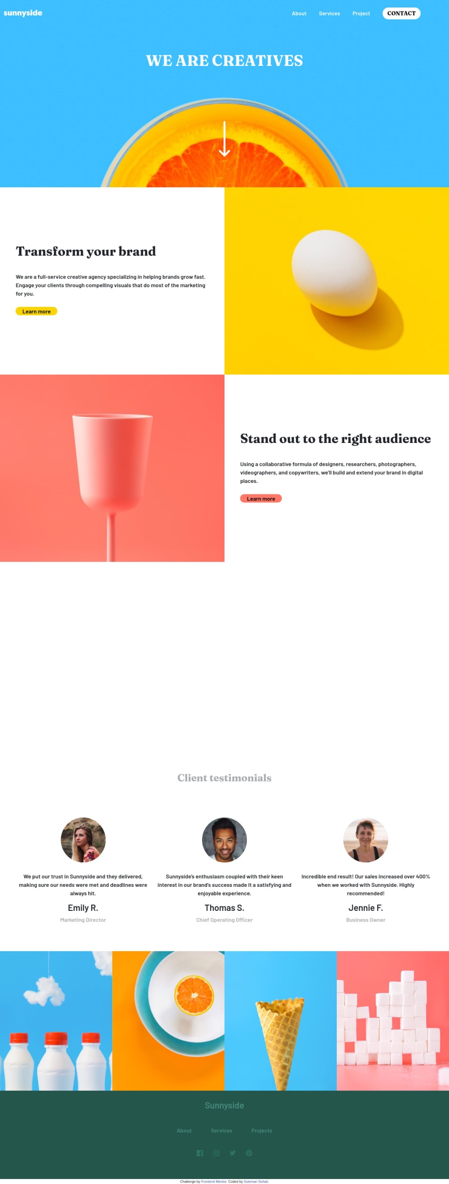 Frontend Mentor Responsive Page Using Html Css Flexbox And Bootstrap