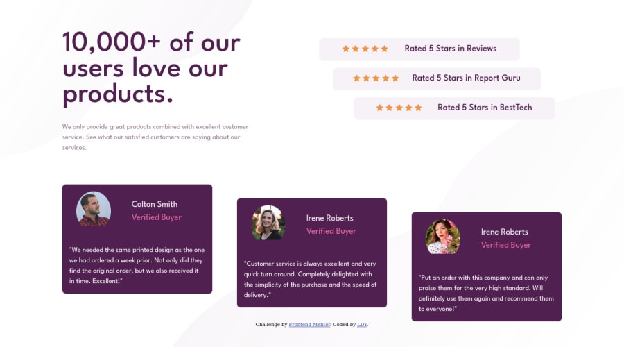 Frontend Mentor Layout In Html And Css Coding Challenge Solution