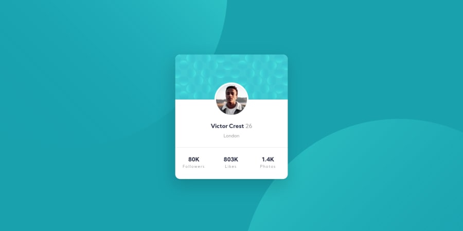 Frontend Mentor Responsive Profile Card Using Html5 Sass Normalize