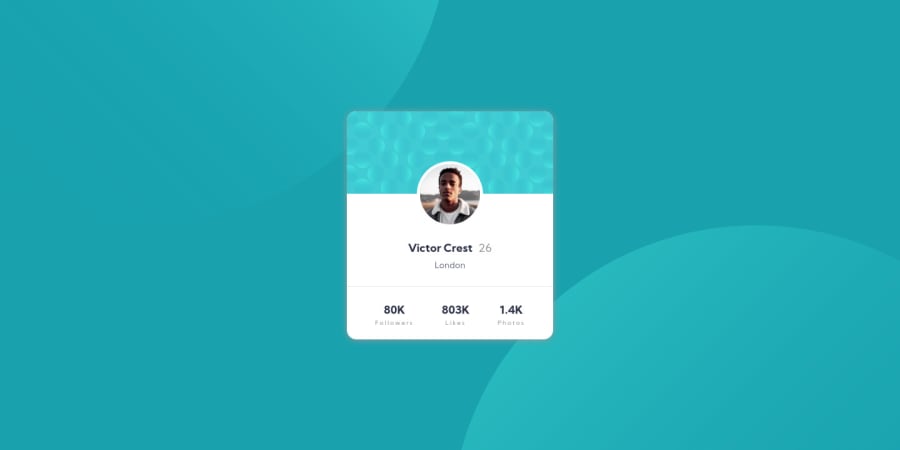 Frontend Mentor Profile Card Using Pure Html And Css Flexbox Coding