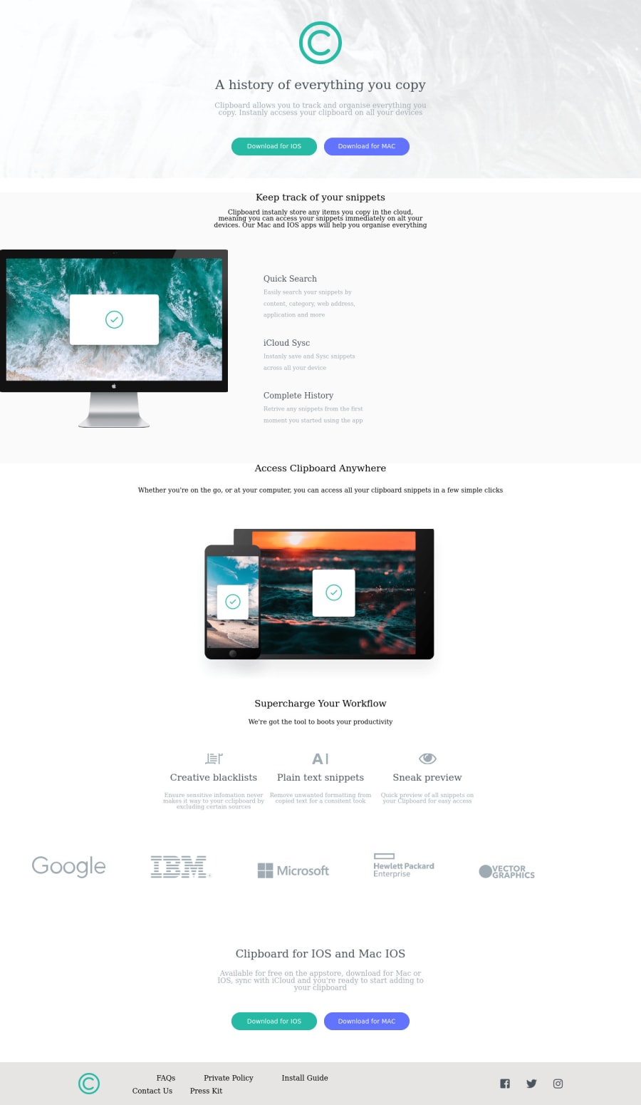 Frontend Mentor Clipboard Landing Page By Lythanhhai Html Scss Css