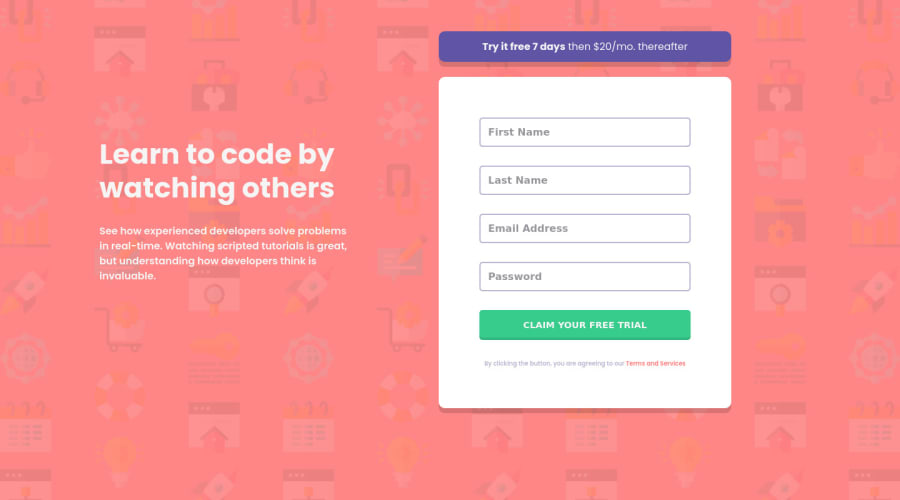 Frontend Mentor Html And Css Site Use Of Css Flexbox Coding Challenge