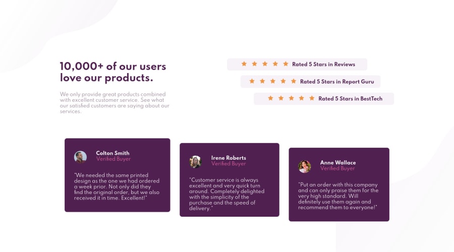 Frontend Mentor Html Css Mobile First And Lots Of Flexbox Coding