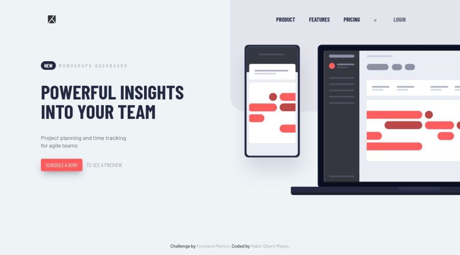 Frontend Mentor Mobile First Responsive Page Built With