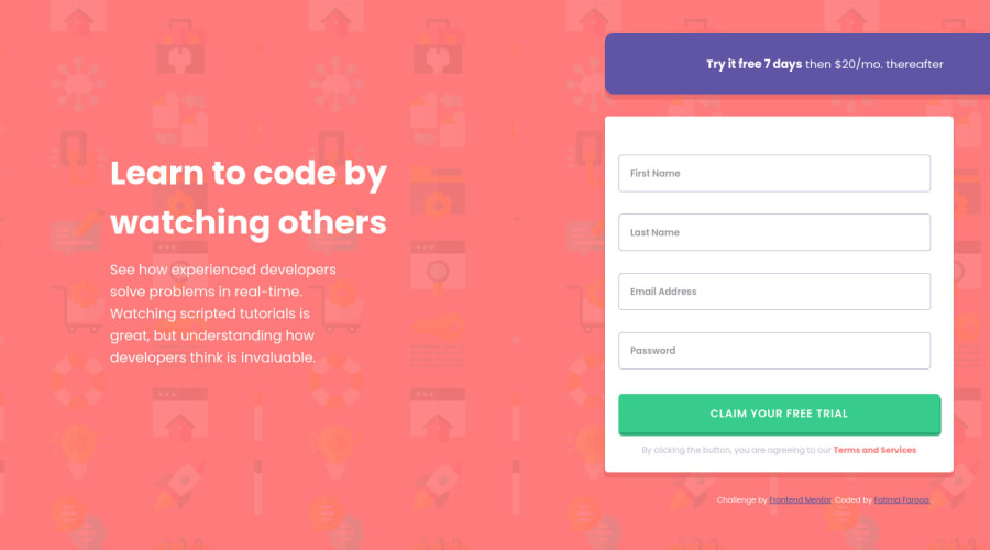 Frontend Mentor Mobile First Approach Using Html Css And