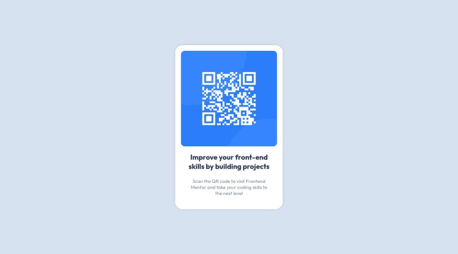 Frontend Mentor Responsive Qr Code Component Using Bem And Flexbox