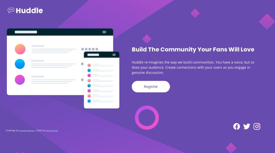 Frontend Mentor Responsive Design With Basic Html And Css Coding