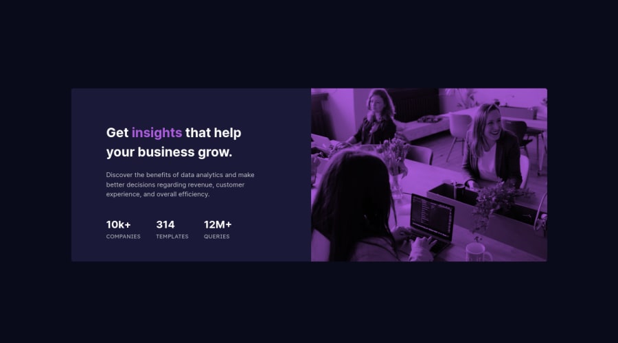 Frontend Mentor Mobile First Approach Using Flexbox