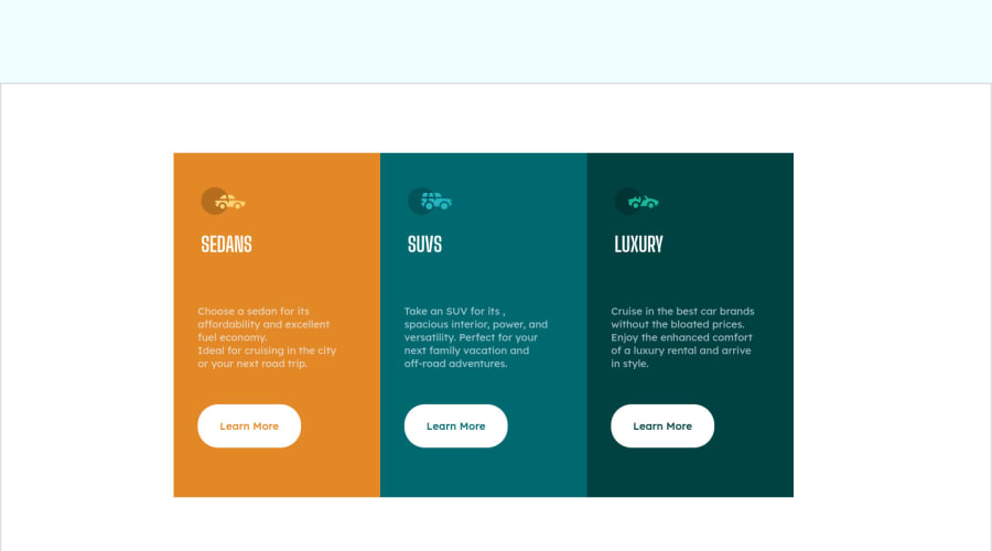Frontend Mentor 3 Column Preview Card Using Html And Css Coding 7838