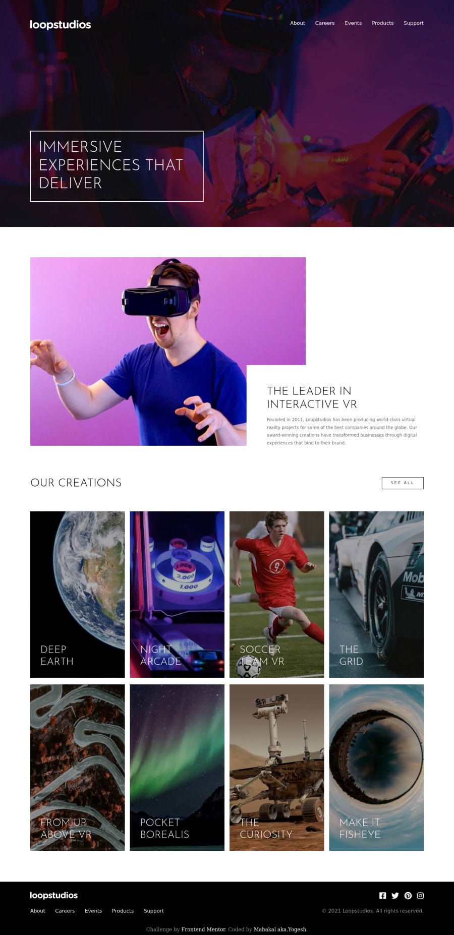 Frontend Mentor Responsive Landing Page Html Css Sass Flexbox Grid