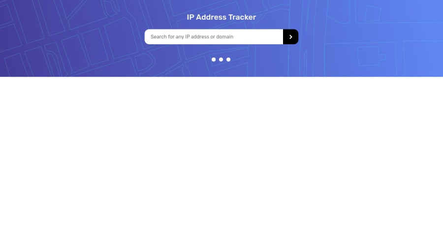 Frontend Mentor Responsive Ip Address Tracker Coding Challenge Solution