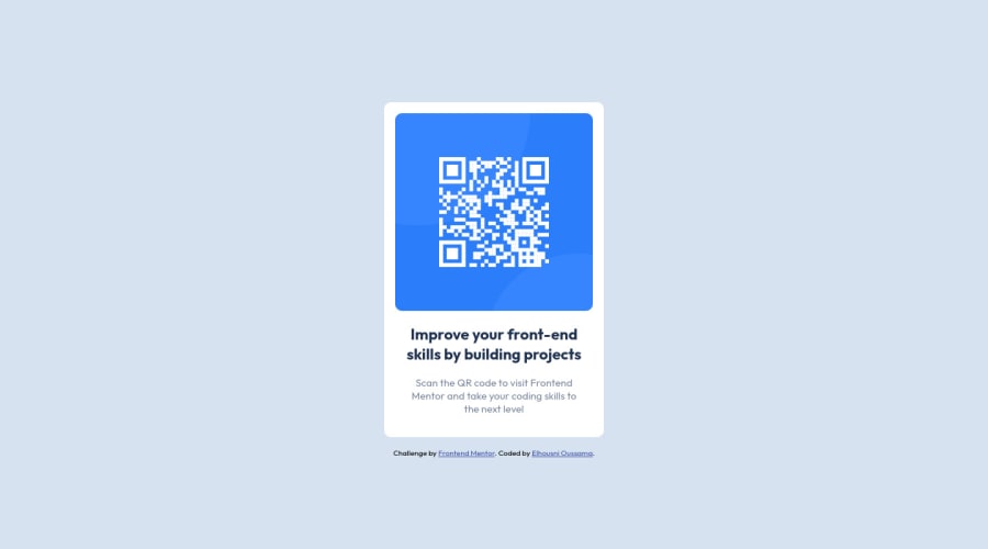 Frontend Mentor First Challenge Qr Code Component Coding Challenge