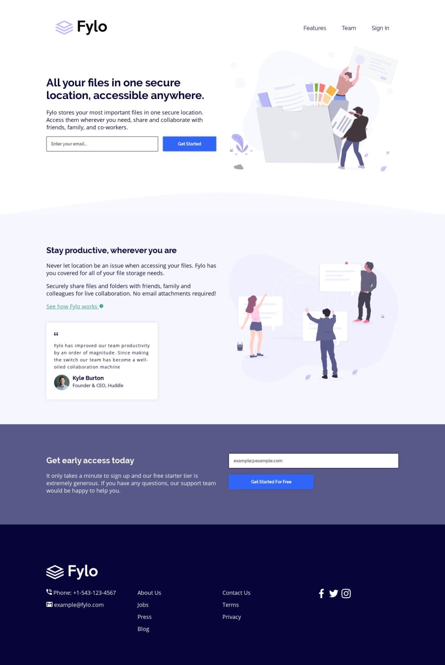 Frontend Mentor Fly Landing Page Responsive Using Flexbox Coding