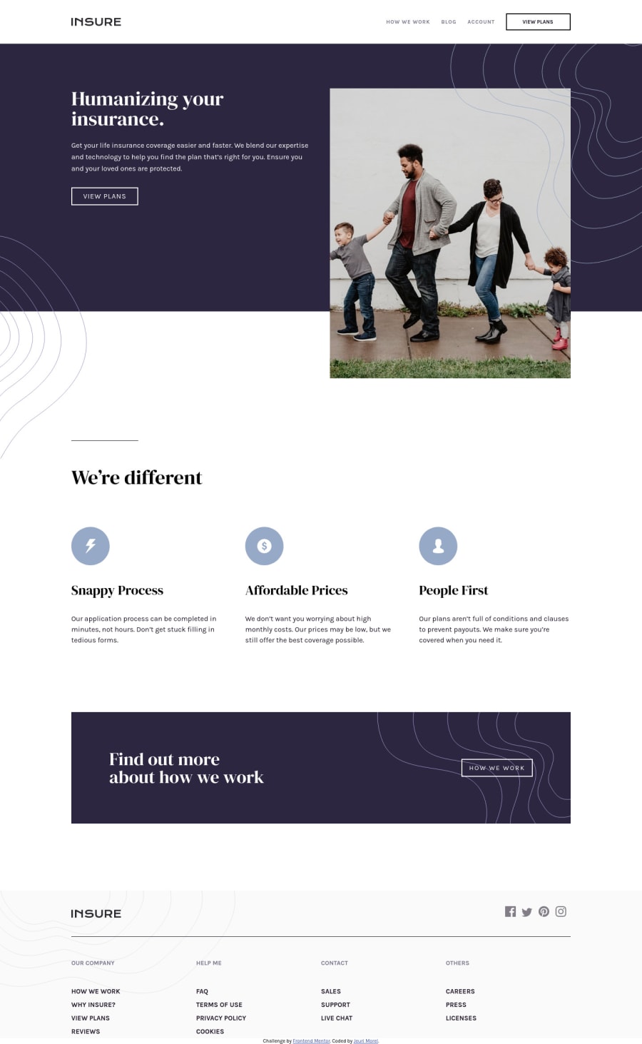 Frontend Mentor Mobile First Site Using Sass Coding Challenge Solution
