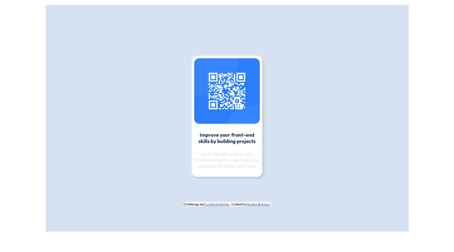 Frontend Mentor Qr Code Component Using Html Css Coding Challenge