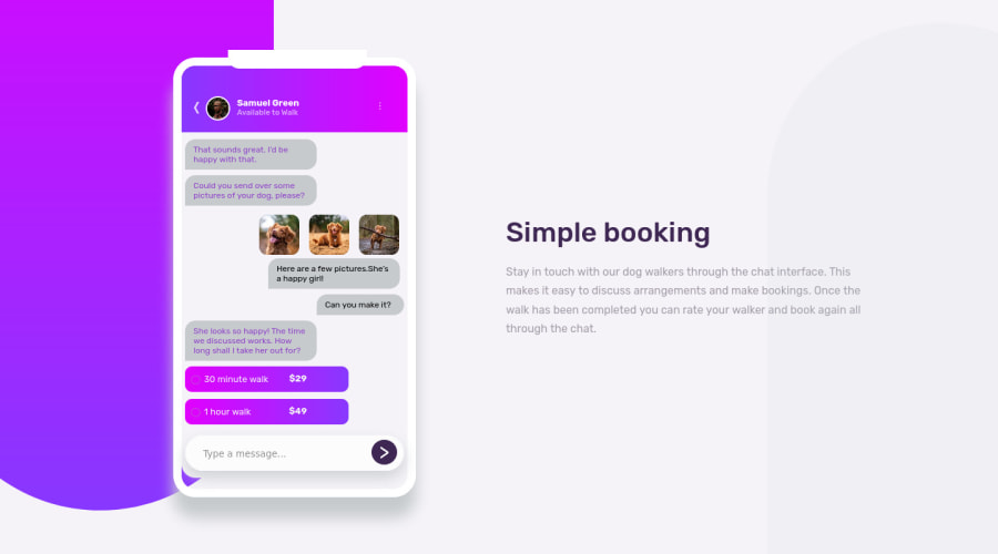 Frontend Mentor Project 8 Chat App Css Illustration Using Html Css