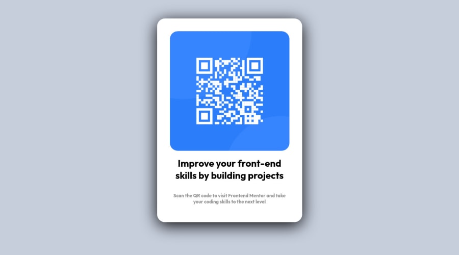 Frontend Mentor Qr Code Component Coding Challenge Solution