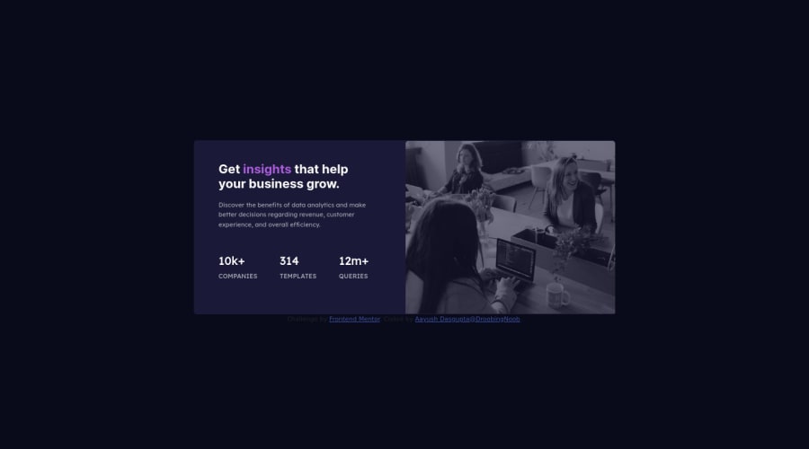 Frontend Mentor Stats Preview Card Component Using Html Css Coding