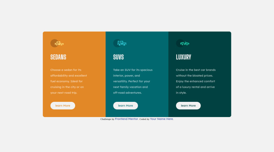 Frontend Mentor Desktop First Using Css Grid Layout Coding Challenge