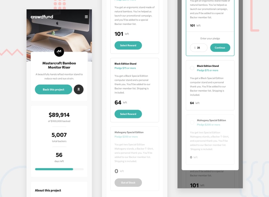 GitHub - rohinidevkar/Crowdfunding-product-page