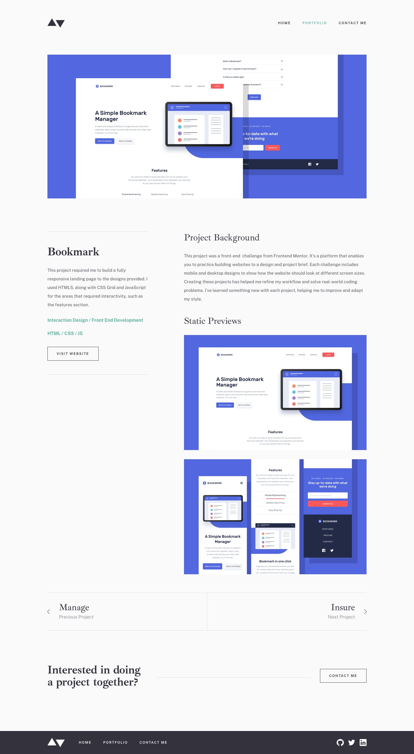 GitHub - Castelo-Codez/Minimalist-portfolio-website: This multi-page portfolio site will be a ...