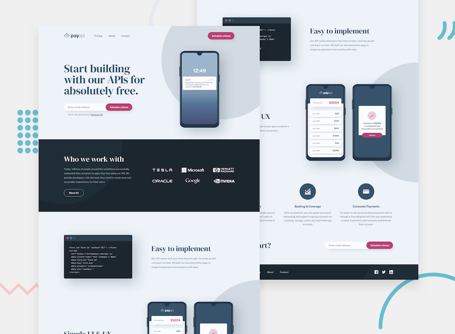 Frontend Mentor | PayAPI multi-page website coding challenge