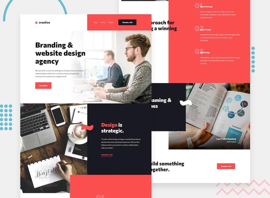 Frontend Mentor | Creative agency single-page site coding challenge