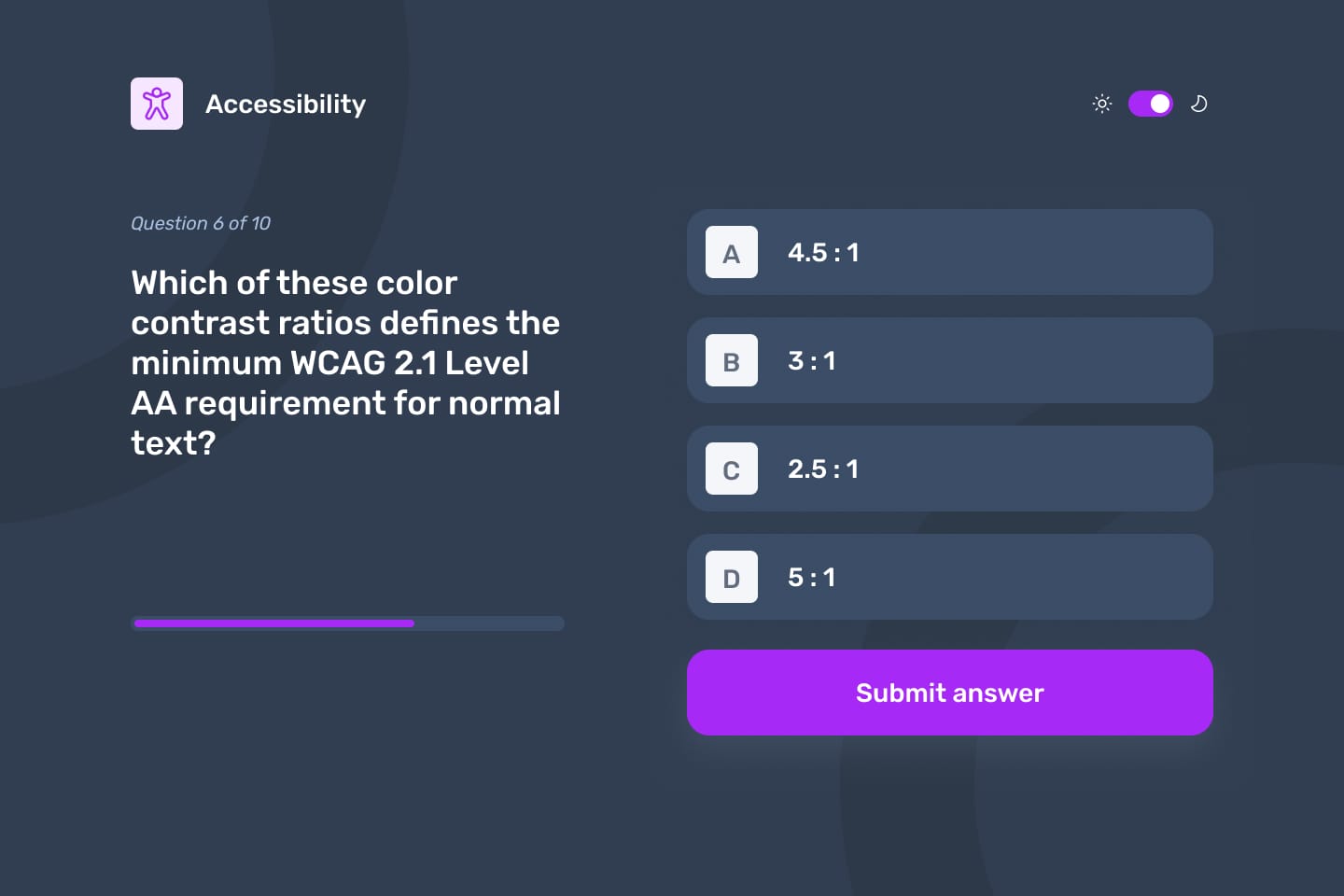 Frontend Mentor | Frontend Quiz App with React and React Router DOM coding challenge solution