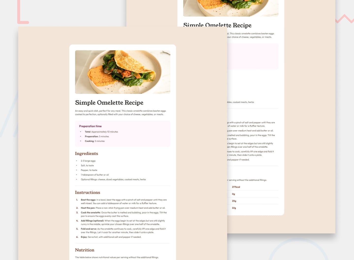 Build a Recipe Page | Semantic HTML & CSS Project