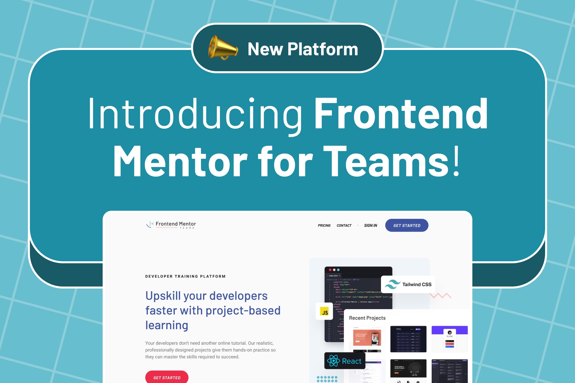 Frontend Mentor | Introducing Frontend Mentor for Teams!