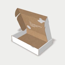 Mailer Box Design Templates, Dieline - Ear Lock Mailers | cefBox